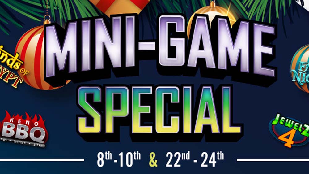 Mini-game Special Promo at Vegas Crest Casino-Win up to $300